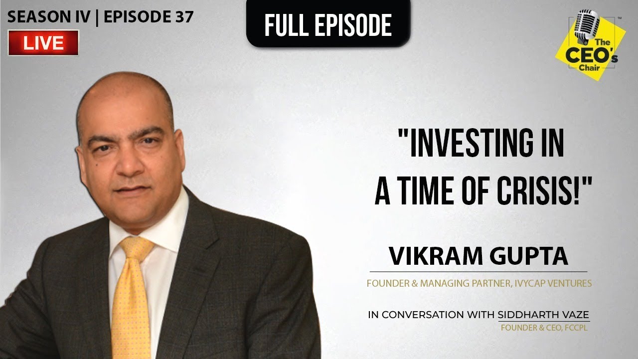 The CEO's Chair® - Live with Vikram Gupta - YouTube