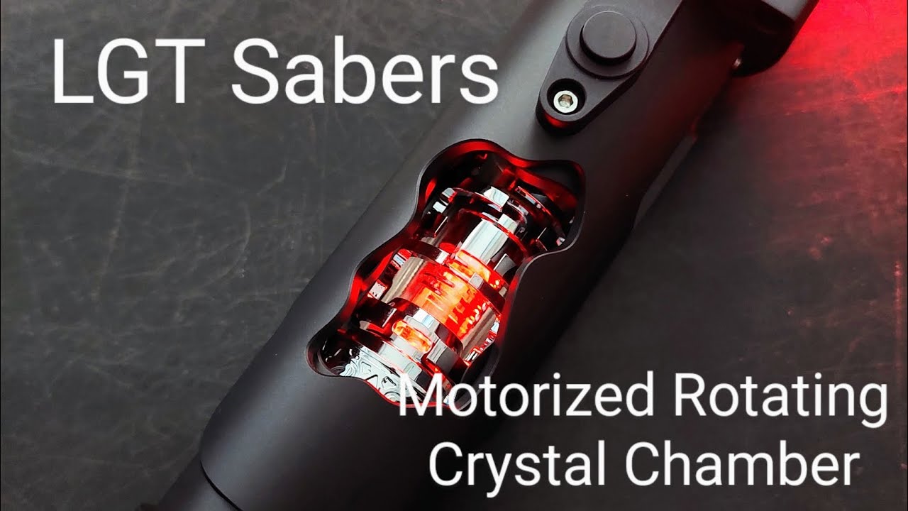 LGT Sabers Motorized Rotating Crystal Chambers Lightsaber | Darth Vader ...