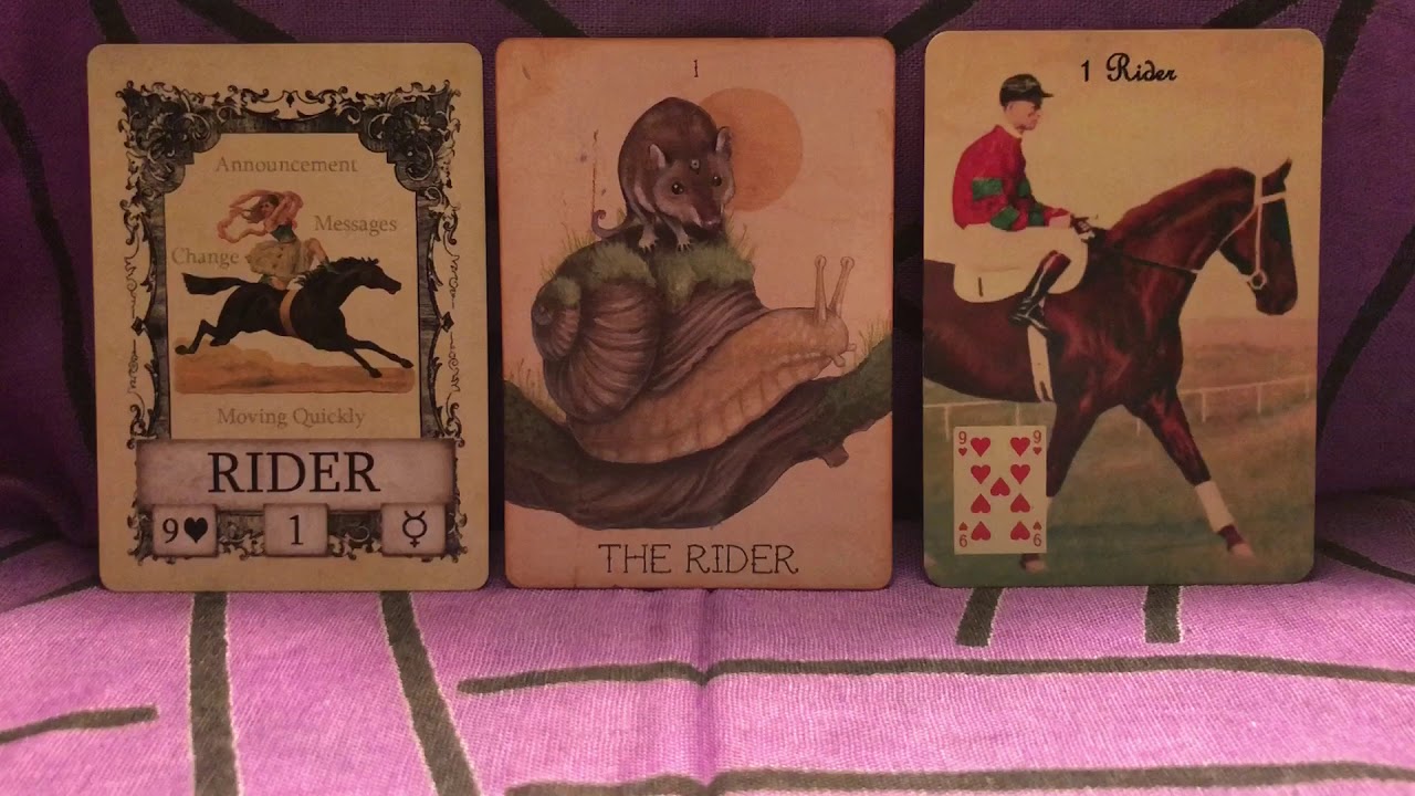 LEARNING THE LENORMAND: #1 Rider - YouTube