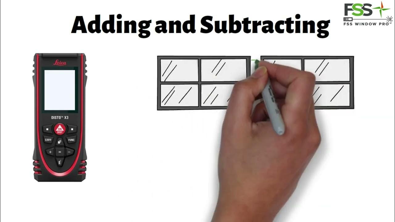 The Leica DISTO X3 Adding and Subtracting - YouTube