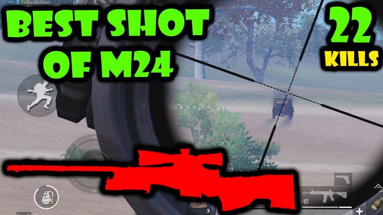 BEST SHOT OF M24!!!! | M24 + 8X SCOPE BEST SHOTS | PUBG MOBILE - YouTube