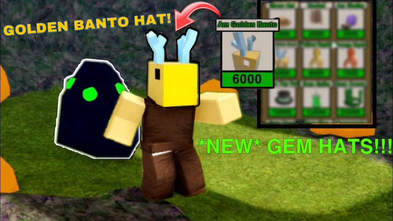 *NEW* GEM HATS!!! *GOLDEN BANTO HAT, SHELBY HAT & MORE!* (Booga 2019 ...