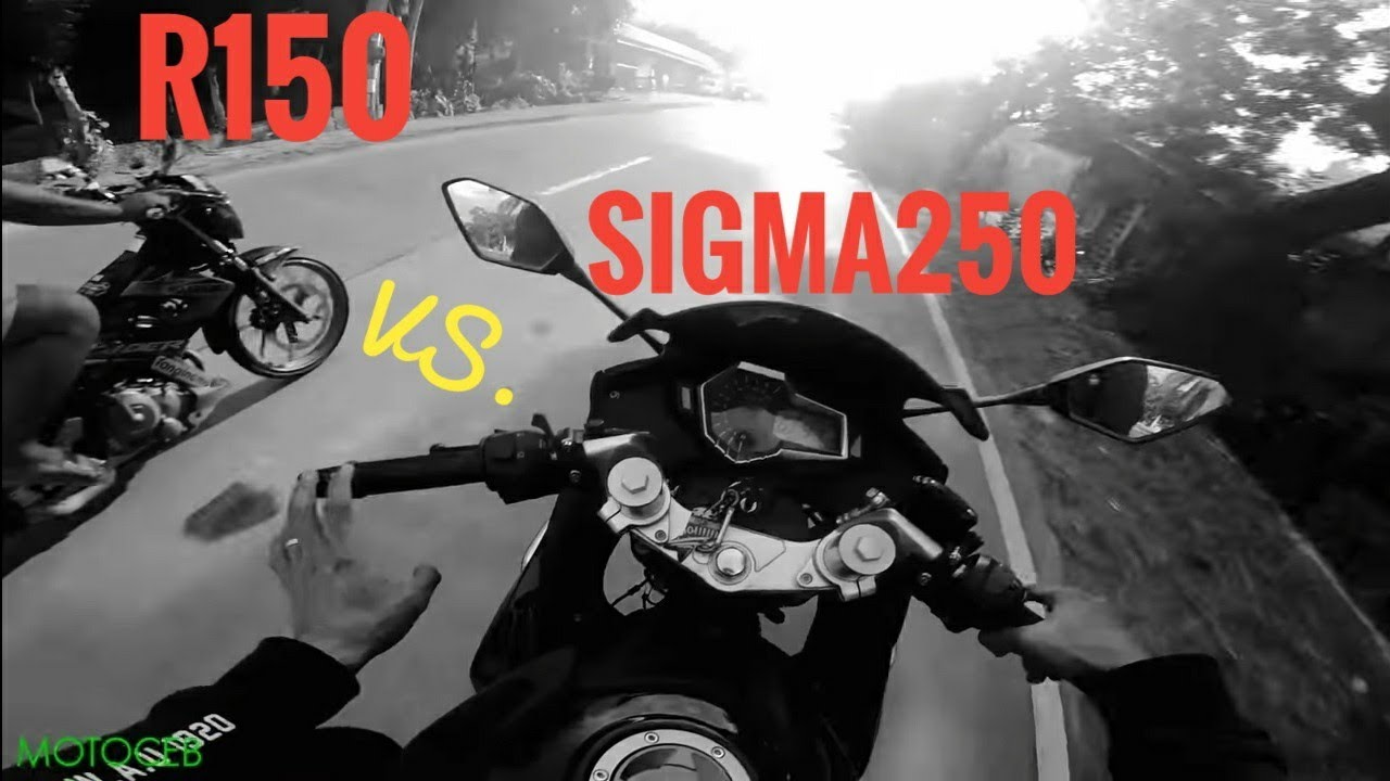 SIGMA 250cc VS. RAIDER150Carb - YouTube