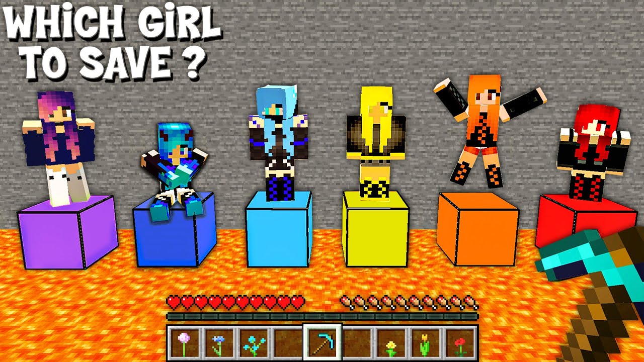 Which COLOR GIRL TO SAVE PURPLE or BLUE or YELLOW or ORANGE or RED In ...