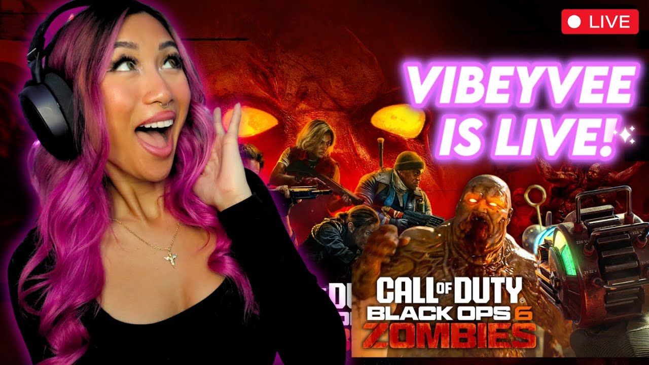 🔴LIVE!💥 GAMER GIRL GETS CARRIED HARD IN COD BO6 ZOMBIES! - YouTube