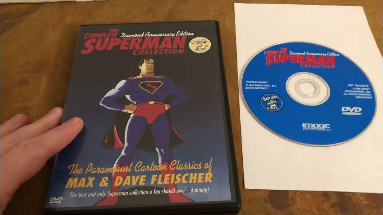 📀 👽🦸‍♂️💥📀 Adventures of Superman Cartoon DVD set review Max & Dave Fleischer 1941 - 1943 WW2 era ...