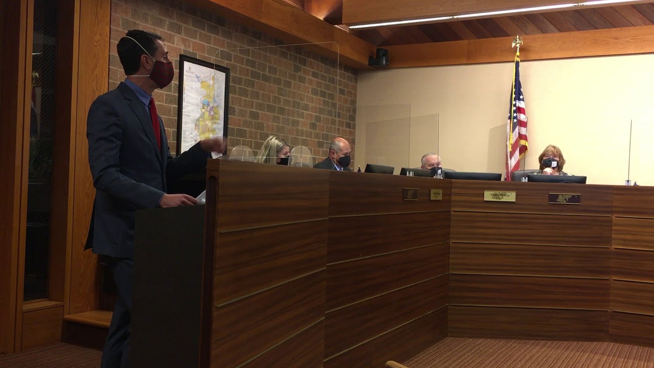 Trustee Zach Mottl at Burr Ridge Village Board meeting3 - YouTube