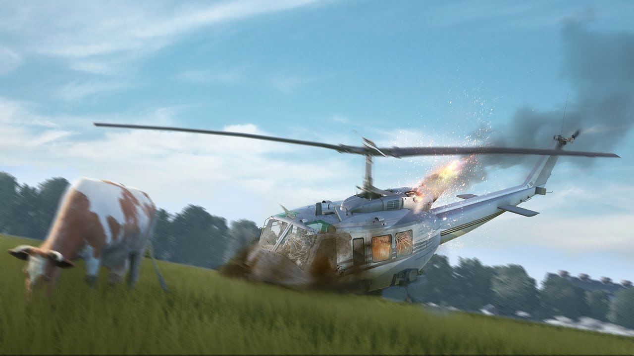 HOW TO : Autorotation in DCS - Engine Out with the Huey UH-1H ...