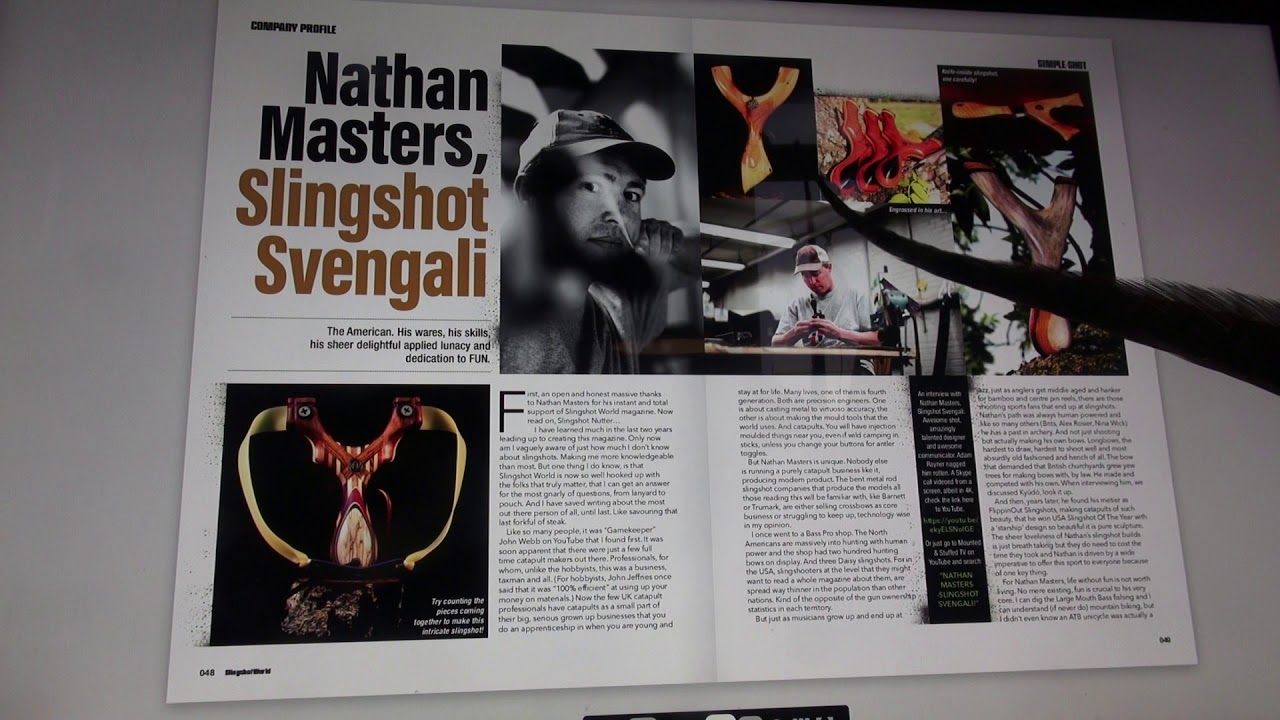 SlingShot World Audio Magazine #23 Simple Shot p48 to p50 - YouTube