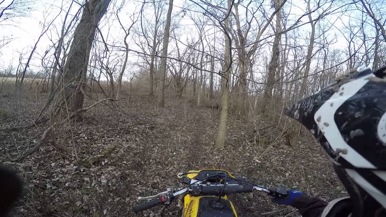 3 wheeler trail riding - YouTube