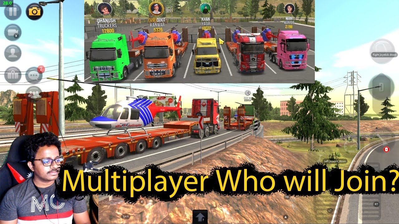 Mobile Game 🔴 LIVE 🚌 Truck simulator Ultimate Multiplayer | Join Guys ...