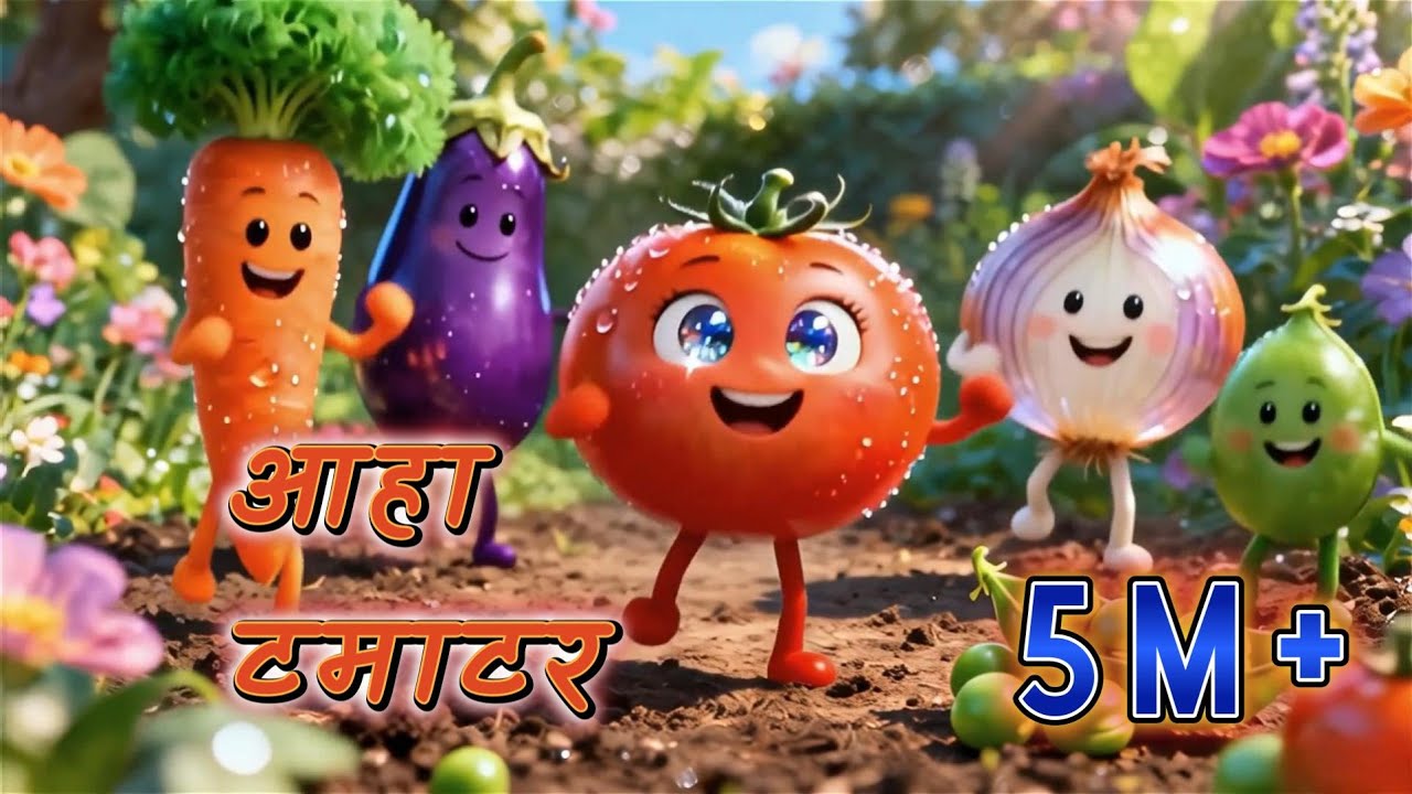 आहा टमाटर बड़े मज़ेदार 🍅💃|Aaha Tamatar Dance 🕺🍅 - YouTube