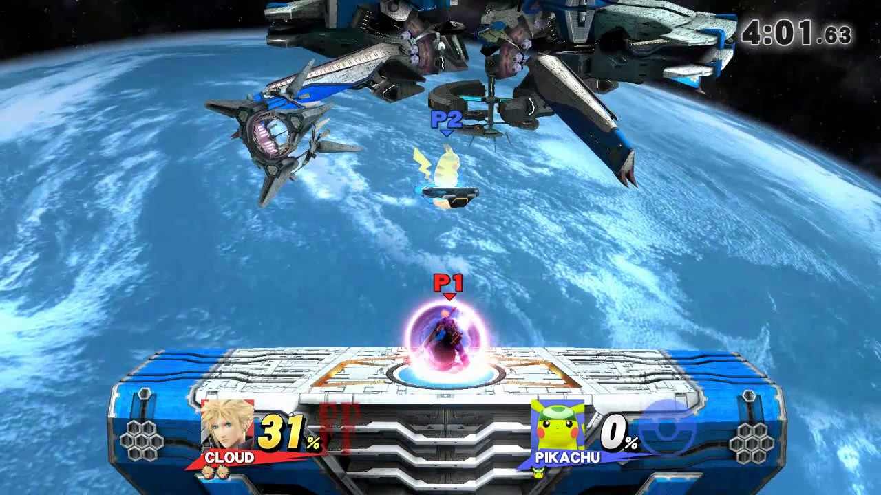 Cloud vs Pikachu - YouTube