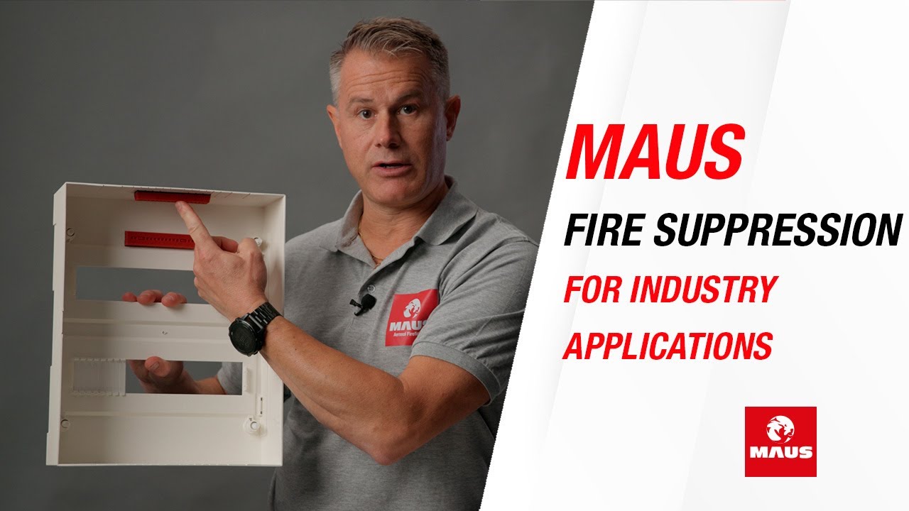 MAUS Fire Suppression for Industry applications. - YouTube