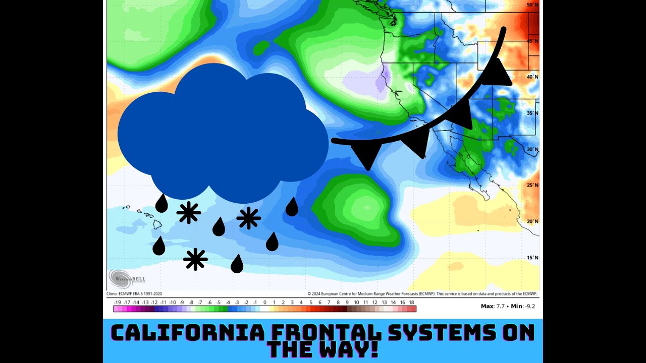 California Weather: Frontal Systems Update - YouTube