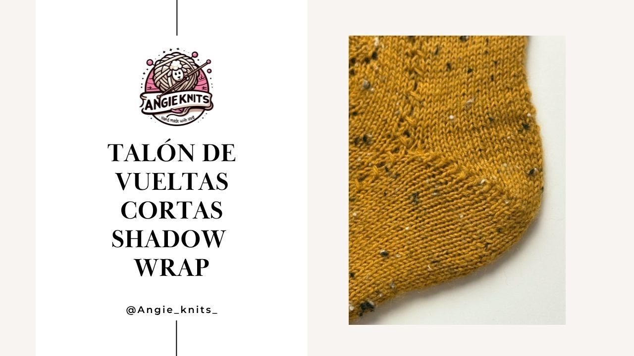 TALÓN DE VUELTAS CORTAS SHADOW WRAPS - TUTORIAL EN ESPAÑOL - - YouTube