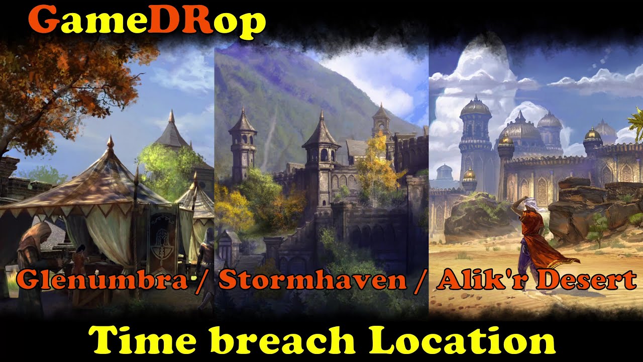 Psijic Order Time breach 🌄 Map Location Glenumbra / Stormhaven / Alik'r ...
