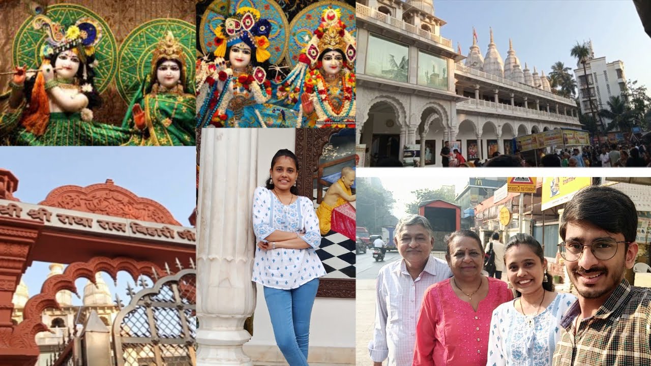 ISKCON Temple Juhu Mumbai / Hare Rama Hare Krishna Mandir ☺️ travel ...