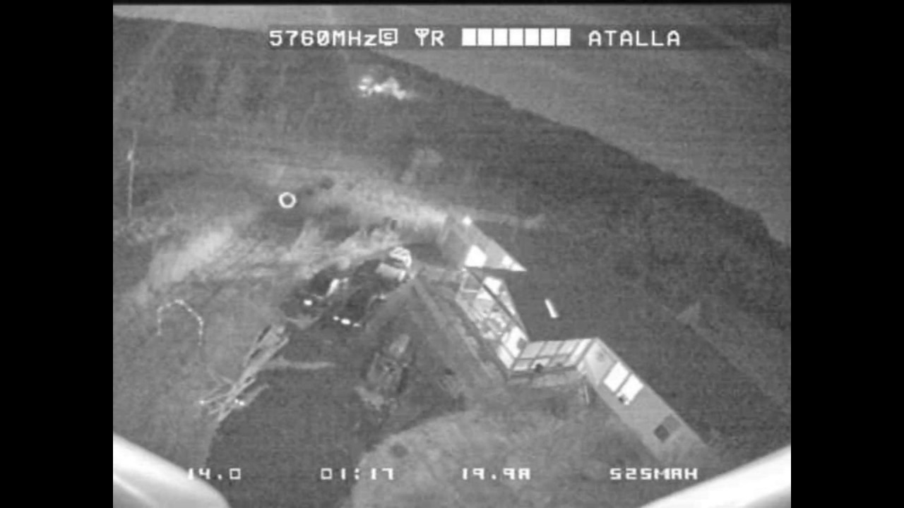 FPV IR Runcam Night Eagle with IR4+ module and IR Flood lights first ...