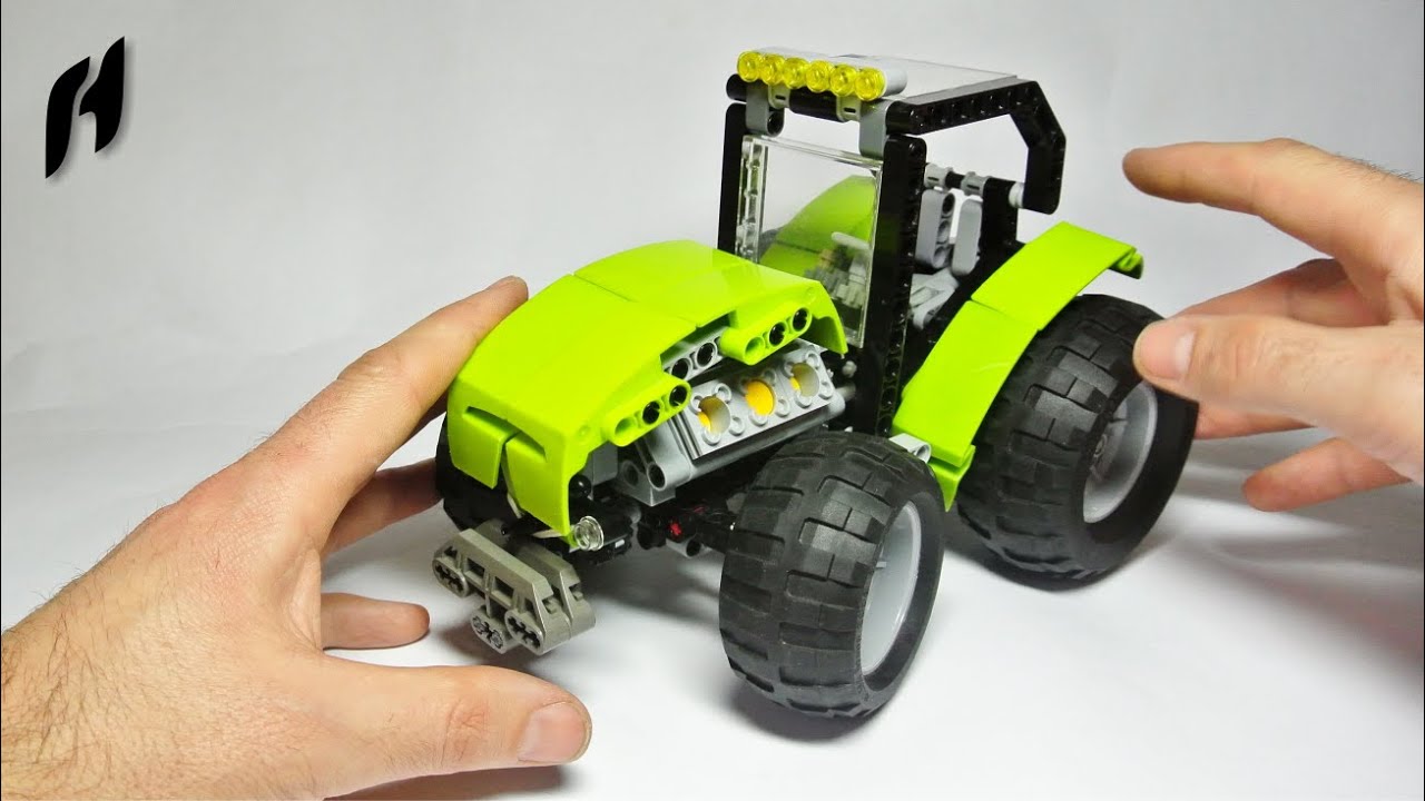 How to Build the Lego Technic Tractor (MOC) - YouTube