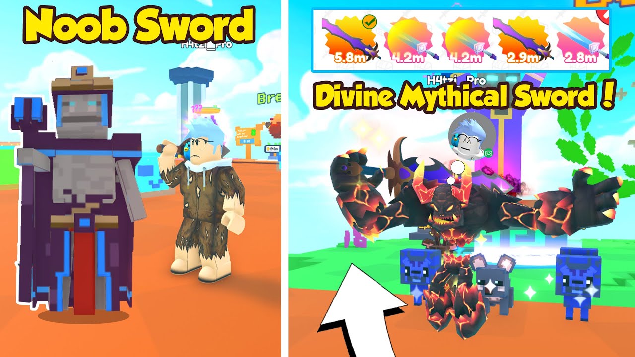 EVOLUSI !! DARI SWORD LEMAH SAMPAI DAPAT DIVINE MYTHICAL SWORD UNTUK ...