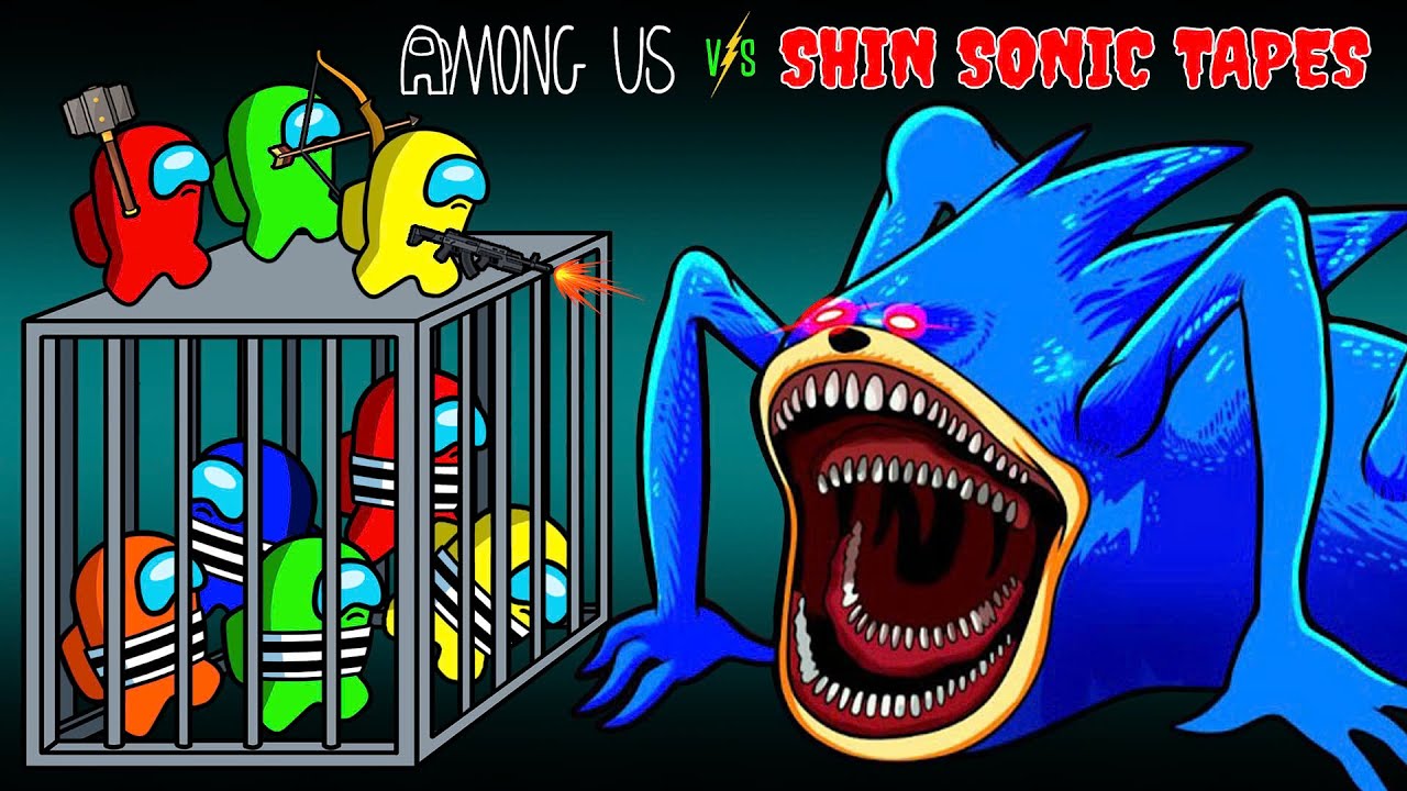 어몽어스 | Among Us Locked in Battle Mission with Shin Sonic | Among Us ...