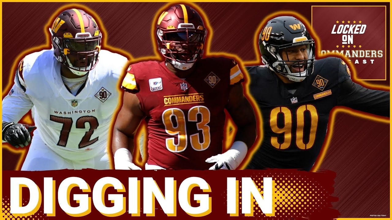 Washington Commanders NFL Training Camp Offensive, Defensive Line ...