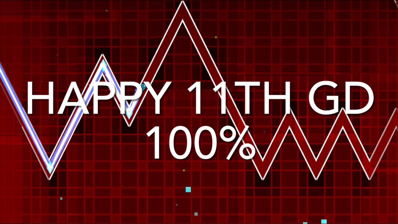 Happy 11TH GD 100% (360fps frame perfect challenge) geometry dash ...