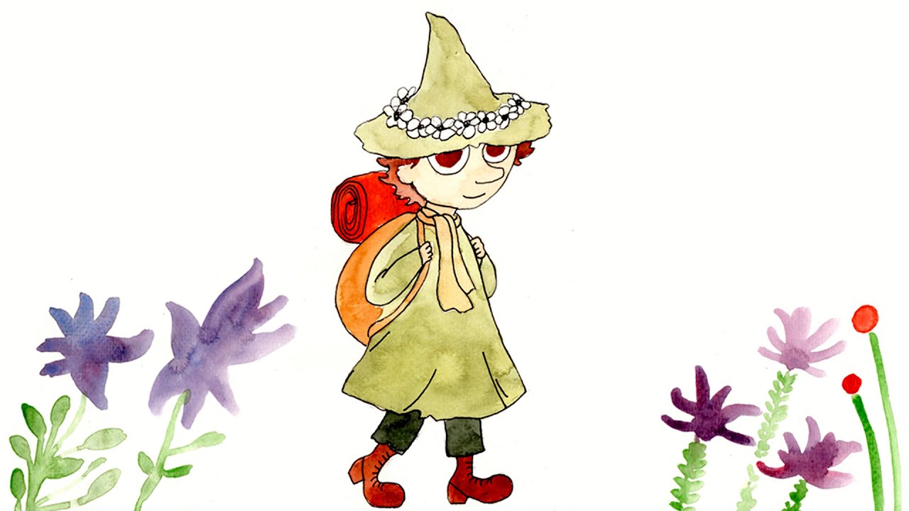 How to Draw Snufkin from The Moomins by Tove Jansson with Watercolor ...