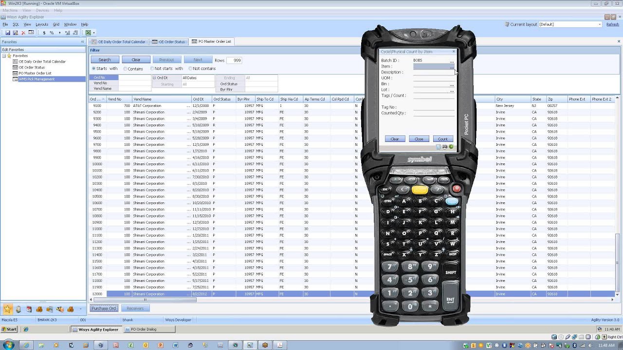 Overview of Macola PO Receiving, POP Backfill, Simple Picking, Confirm ...