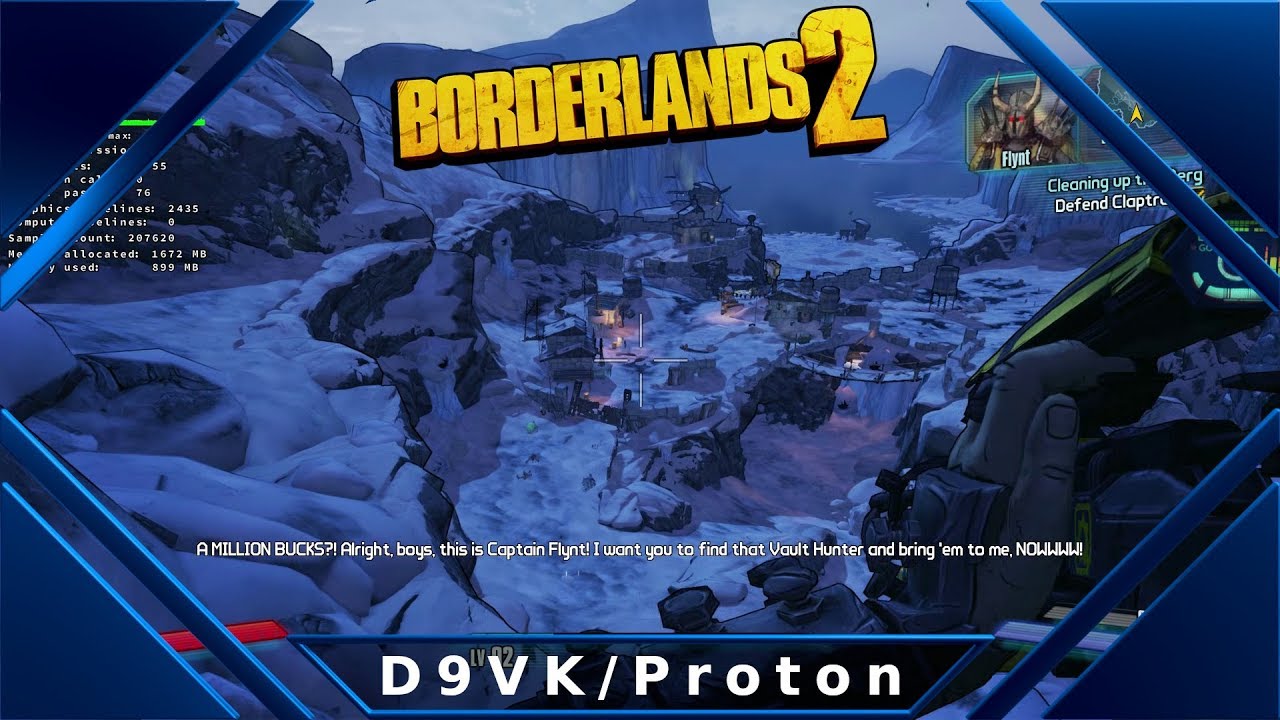 [Showcase] Borderlands 2 HD Texture DLC [Linux/Proton/D9VK] - YouTube