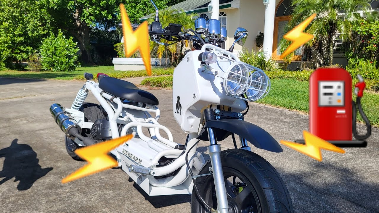 Electric VS Vacuum Fuel Pump on Maddog 50 GY6 139QMB - YouTube