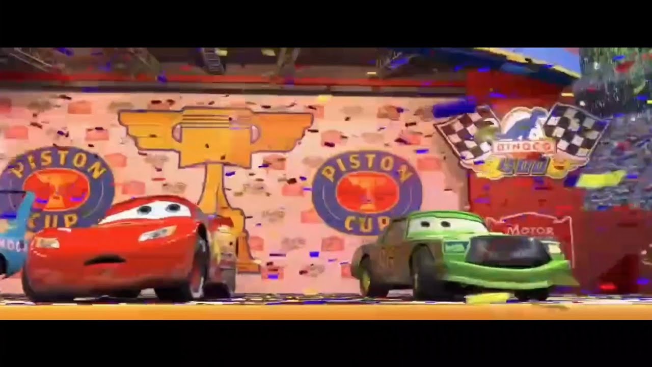 Cars (2006) First One To California Gets Dinoco All Themselves Scenes ...