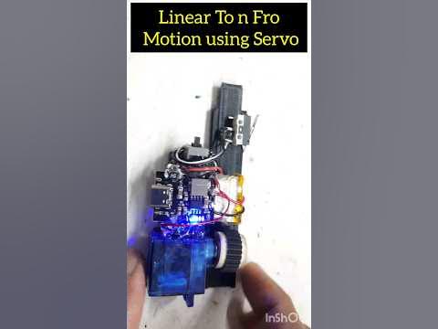 Linear To and Fro motion using a micro Servo. #3dprinting #arduinoboard ...
