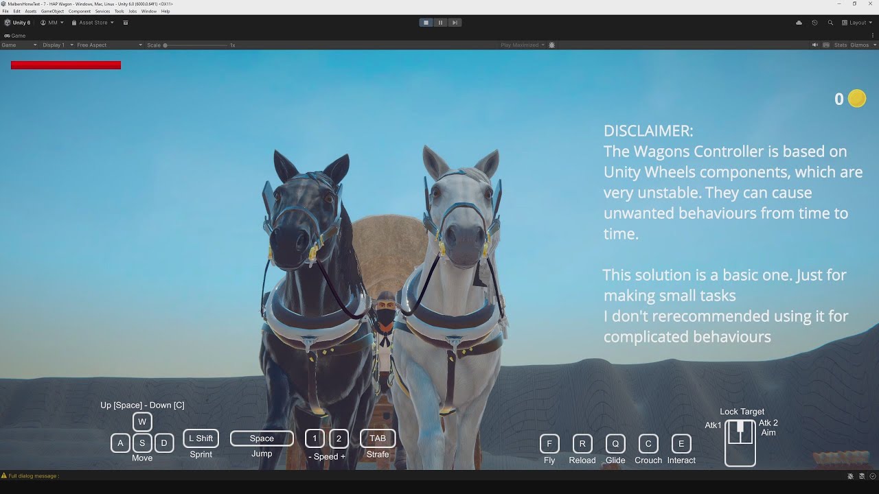 Testing "Horse Animset Pro (Riding System) from MalberS" Unity Asset ...