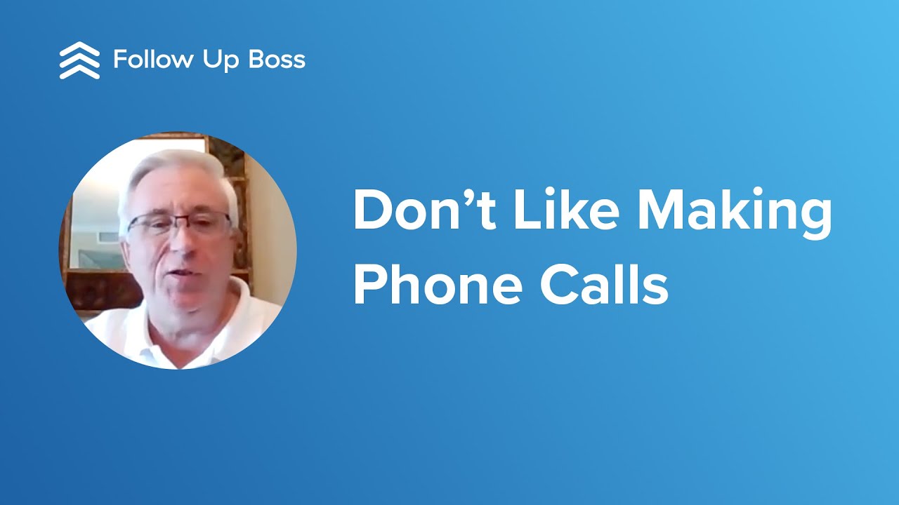 Don't Like Making Phone Calls? Do This! - YouTube