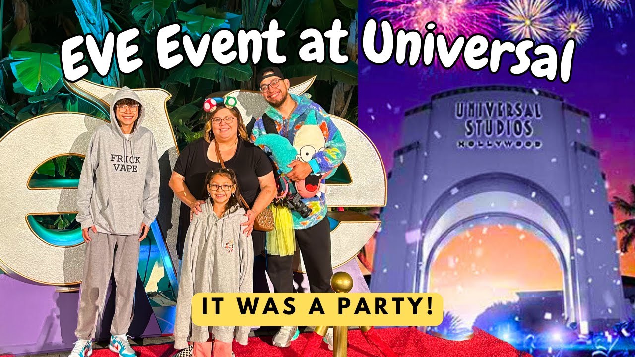 New Years Eve at UNIVERSAL STUDIOS! IT WAS A PARTY! - EVE Event Full ...