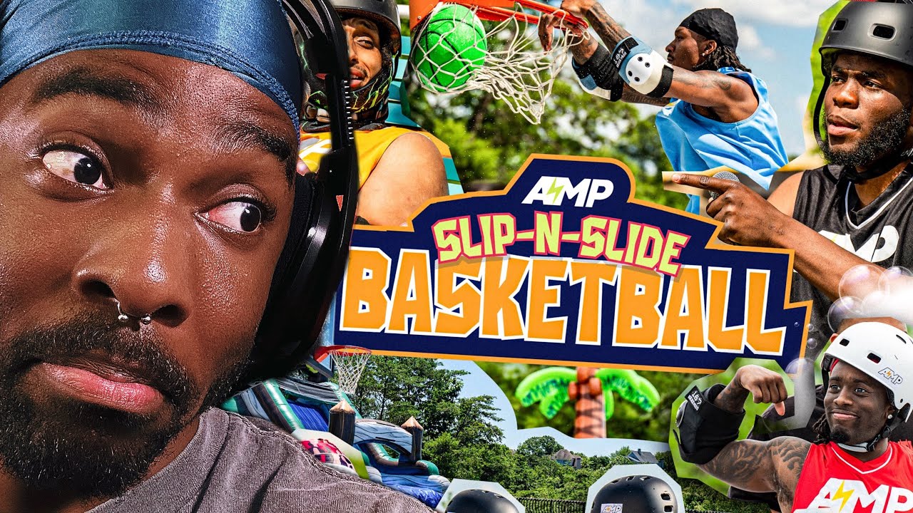 AMP SLIP AND SLIDE BASKETBALL IS A #BANG !!! - YouTube