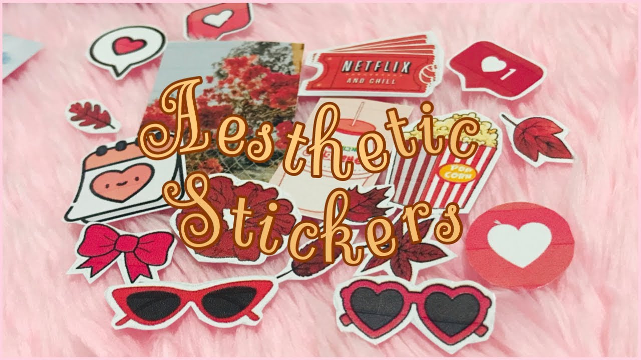 Create Aesthetic Stickers With Me 💖 - YouTube