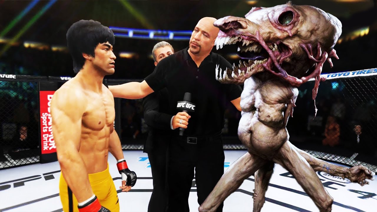 UFC 4 I Bruce Lee vs. Scary Chompy - Rematch (EA Sports UFC 4) - YouTube