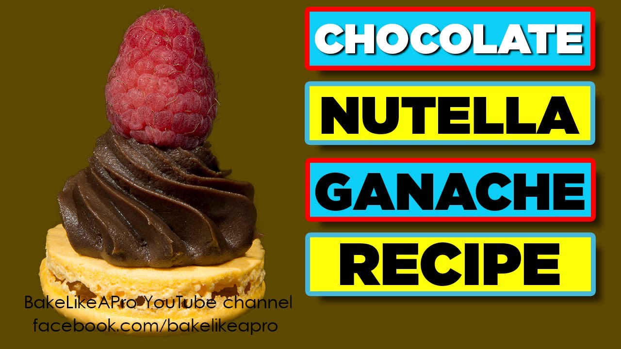 EASY Chocolate Nutella Ganache Recipe - YouTube