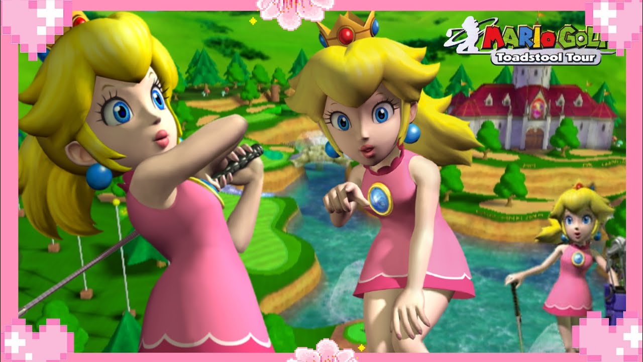 💗 Mario Golf Toadstool Tour peach voice clips 🌸 - YouTube