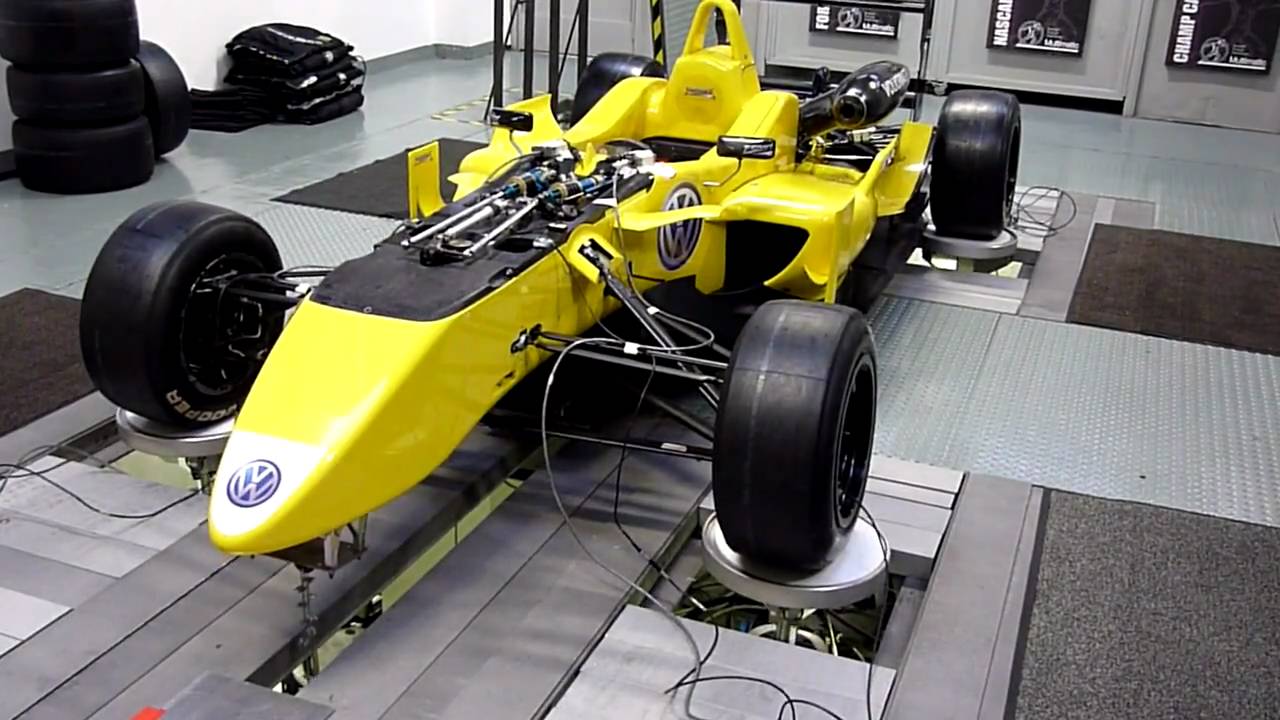 T-Sport F3 at Multimatic Suspension Rig - YouTube