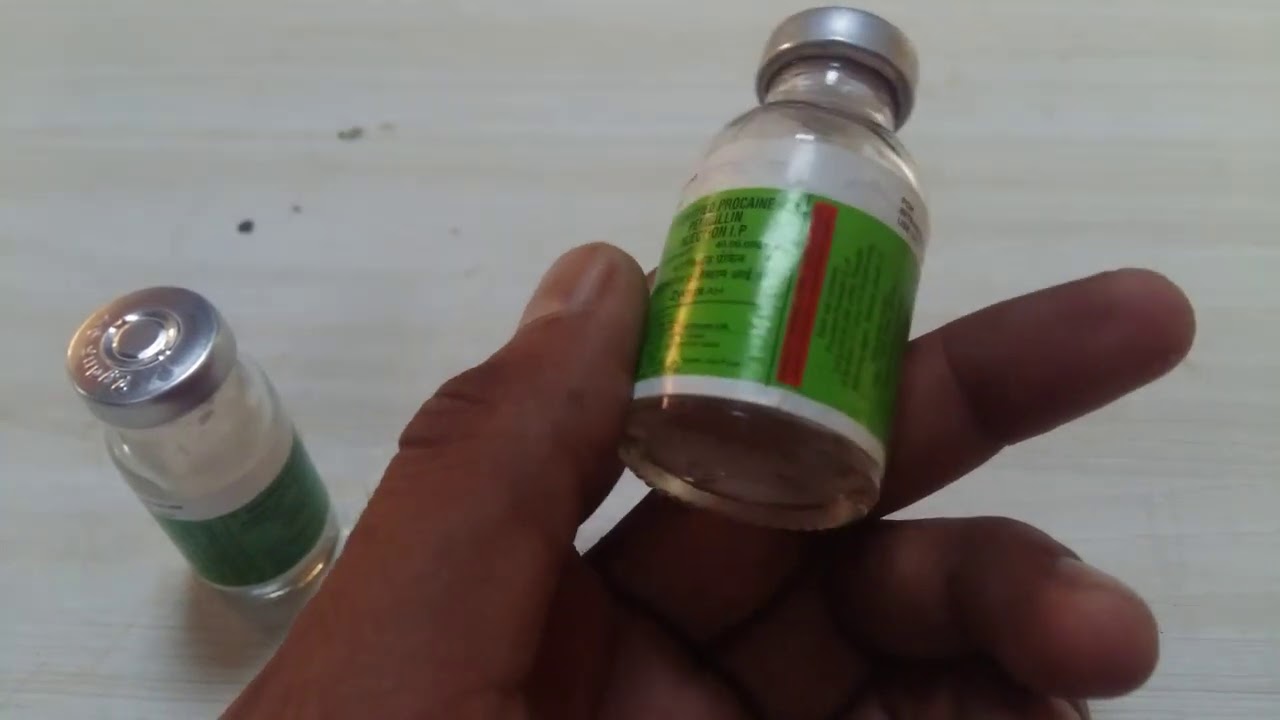 Penicillin antibotic veterinary medicine// 20 lac injection - YouTube