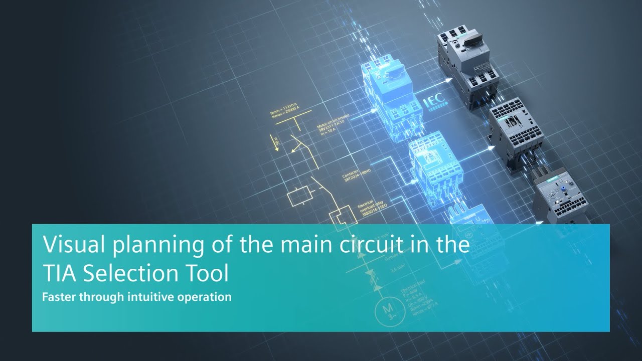 Visual planning of the main circuit in the TIA selection tool - YouTube