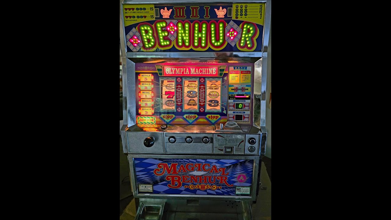 Olympia Magical Benhur Slot Machine - Atlantic Arcade Sales - YouTube