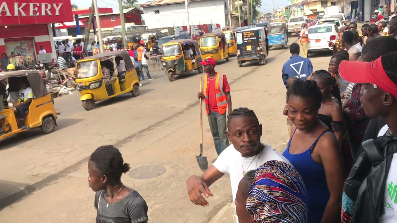 Monrovia Liberia: Mary Broh Cleaning Up Campaign in Monrovia City ...