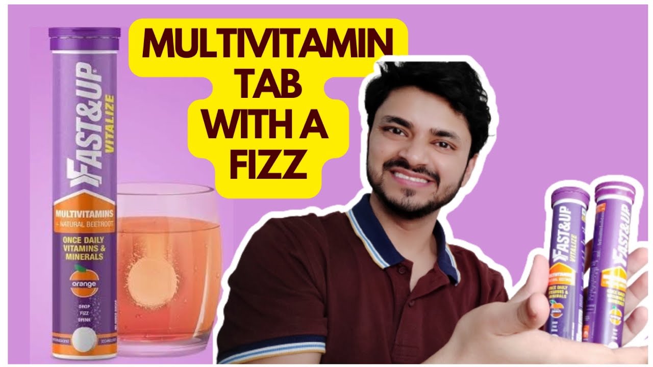 Make your Multivitamin Tablet Exciting | Introducing Fast & Up Vitalize ...