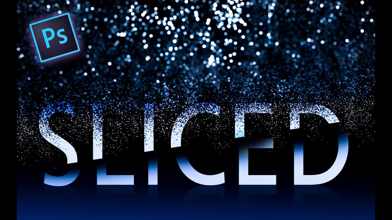 Twinkle Dispersion Effect with Sliced Text | Photoshop - YouTube
