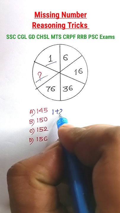 Missing Number| Reasoning Tricks in Hindi| Reasoning Classes for SSC CGL CHSL MTS CRPF RRB ...